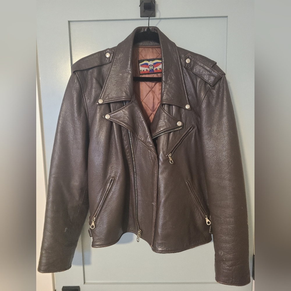 Vintage Jeff Hamilton Leather Motocycle Jacket - Gem
